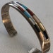 Vintage Cuff Bracelet by Zuni Designer Angela Cellicion in 925 Sterling ...