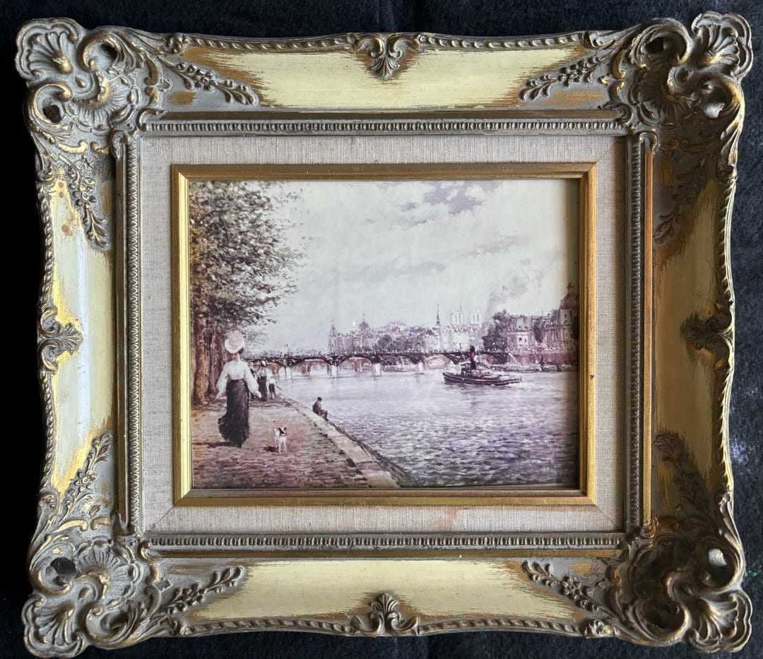 Alan Maley - Walk Along Water - Seine Riverside - Beautifully Custom ...