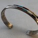 Vintage Cuff Bracelet by Zuni Designer Angela Cellicion in 925 Sterling ...