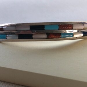 Vintage Cuff Bracelet by Zuni Designer Angela Cellicion in 925 Sterling ...