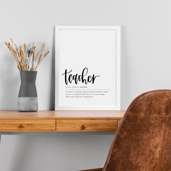 Teacher Poster - Etsy