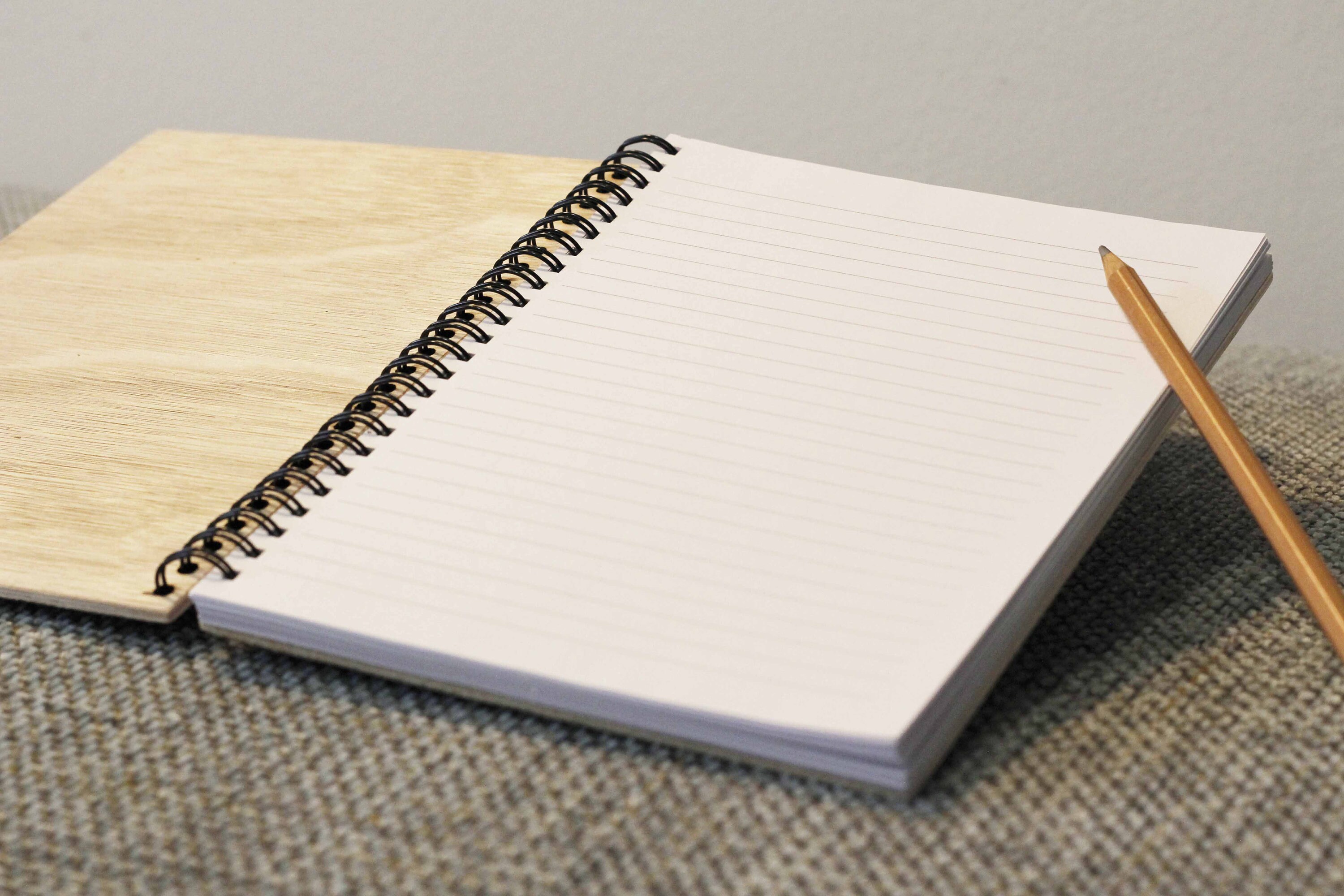 Wooden Notebook, Wooden Travel Notebook, Wooden Notepad, Wooden Journal ...