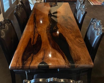 Shiny Black Table - Etsy