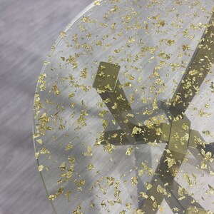 Custom 40” Epoxy Resin Table, Epoxy River Table, Epoxy Dining Table ...