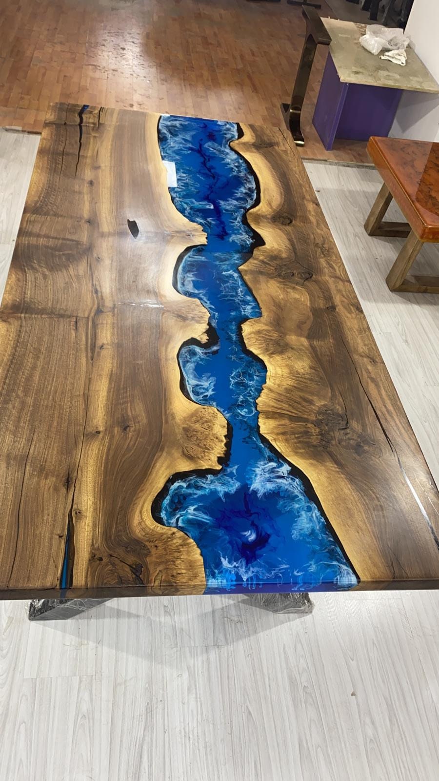 Epoxy Dining Table Epoxy Table Ocean Table Custom 84 X 40 - Etsy