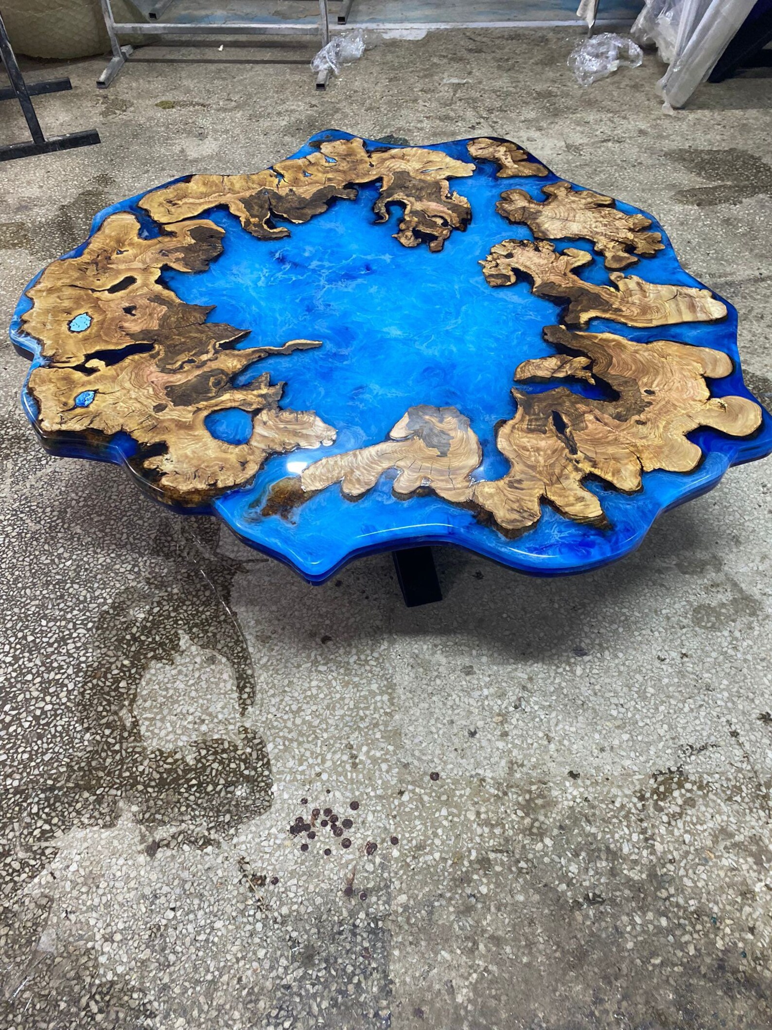 Round Dining Table Handmade Round Table Custom 56 Diameter - Etsy