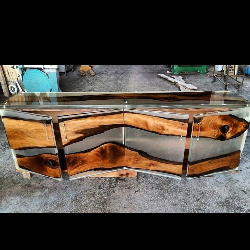 Custom Wood Epoxy Dining Table Unique River Epoxy Table - Etsy