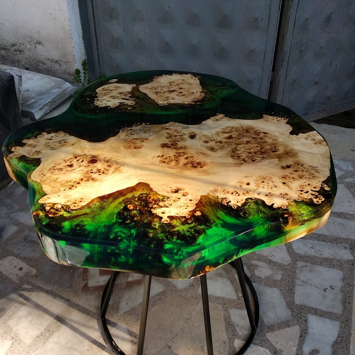 Handmade Epoxy Table, Epoxy Coffee Table, Walnut Epoxy Coffee Table ...