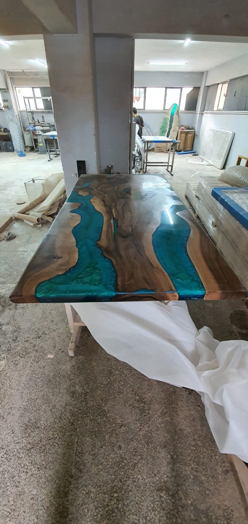 Unique Epoxy Table, Epoxy Table, Epoxy Dining Table, Custom 80” X 40 ...