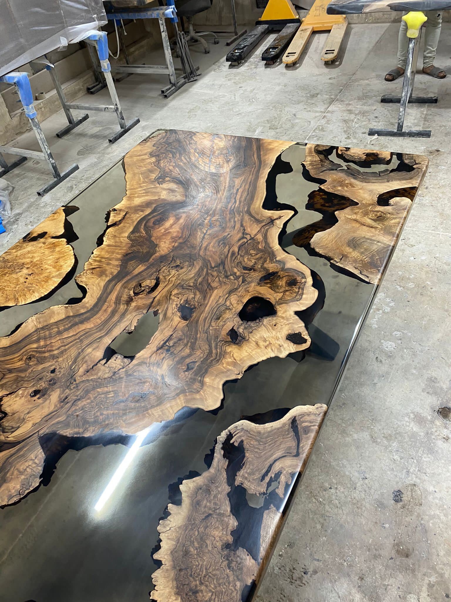Epoxy Table Epoxy Dining Table Walnut Epoxy River Table - Etsy