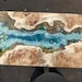 Ocean Table, Epoxy Table, Epoxy Dining Table, Custom 56” X 30” Poplar ...