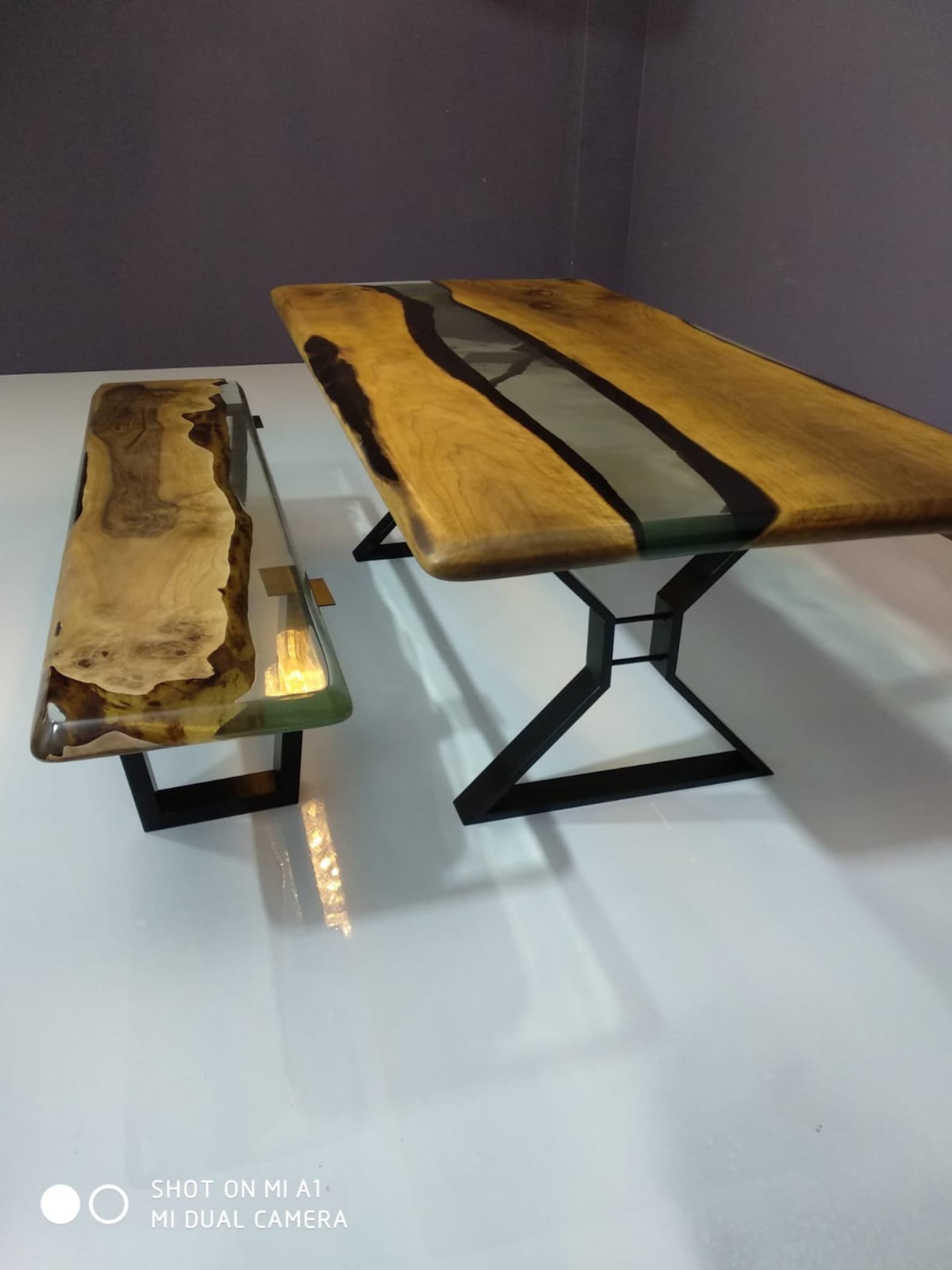 Made to Order Custom Table, Clear Epoxy Resin Table, Epoxy Bench, Epoxy ...