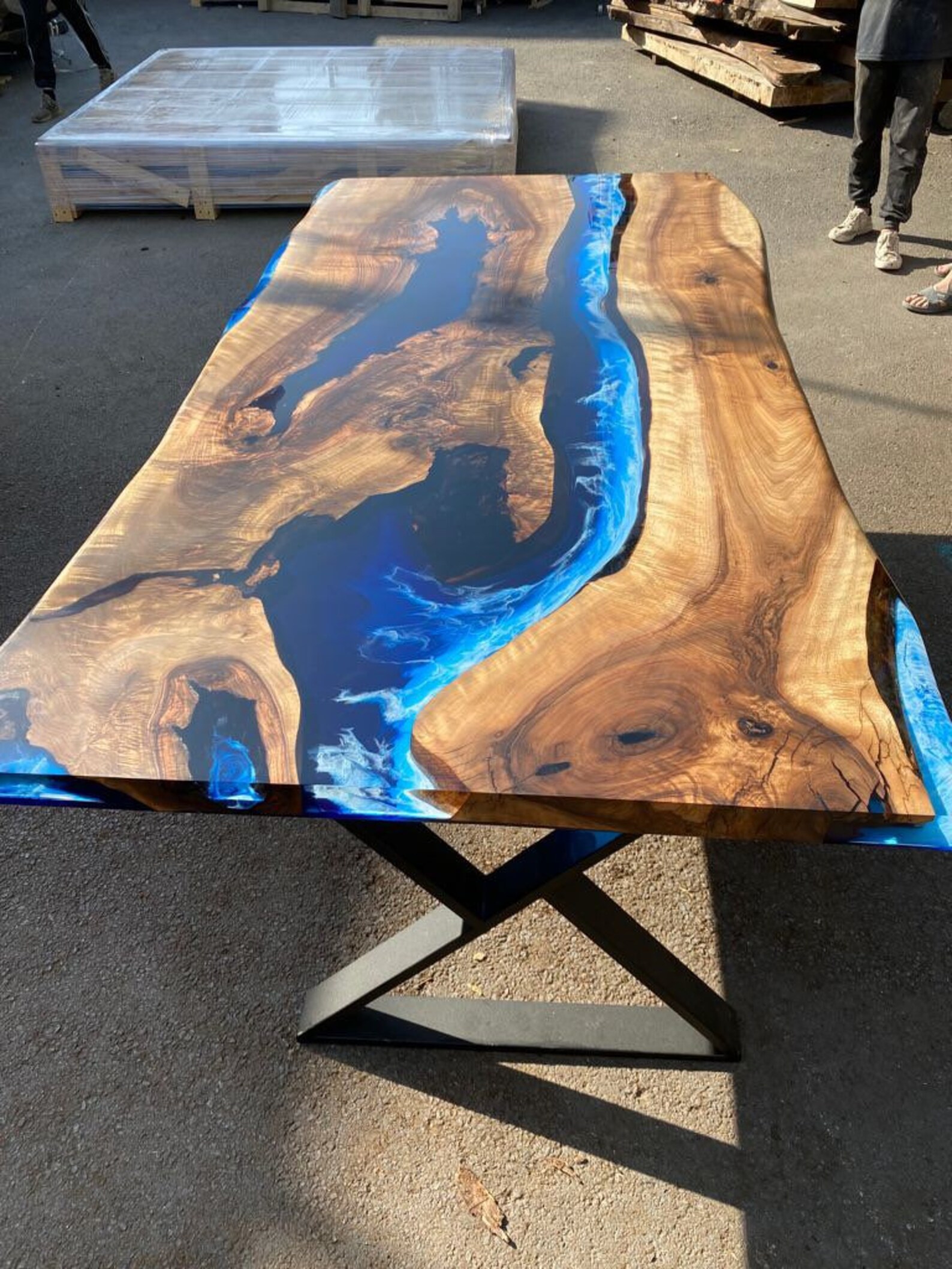 Epoxy Table Epoxy Dining Table Ocean Table Custom 84 X 42 - Etsy