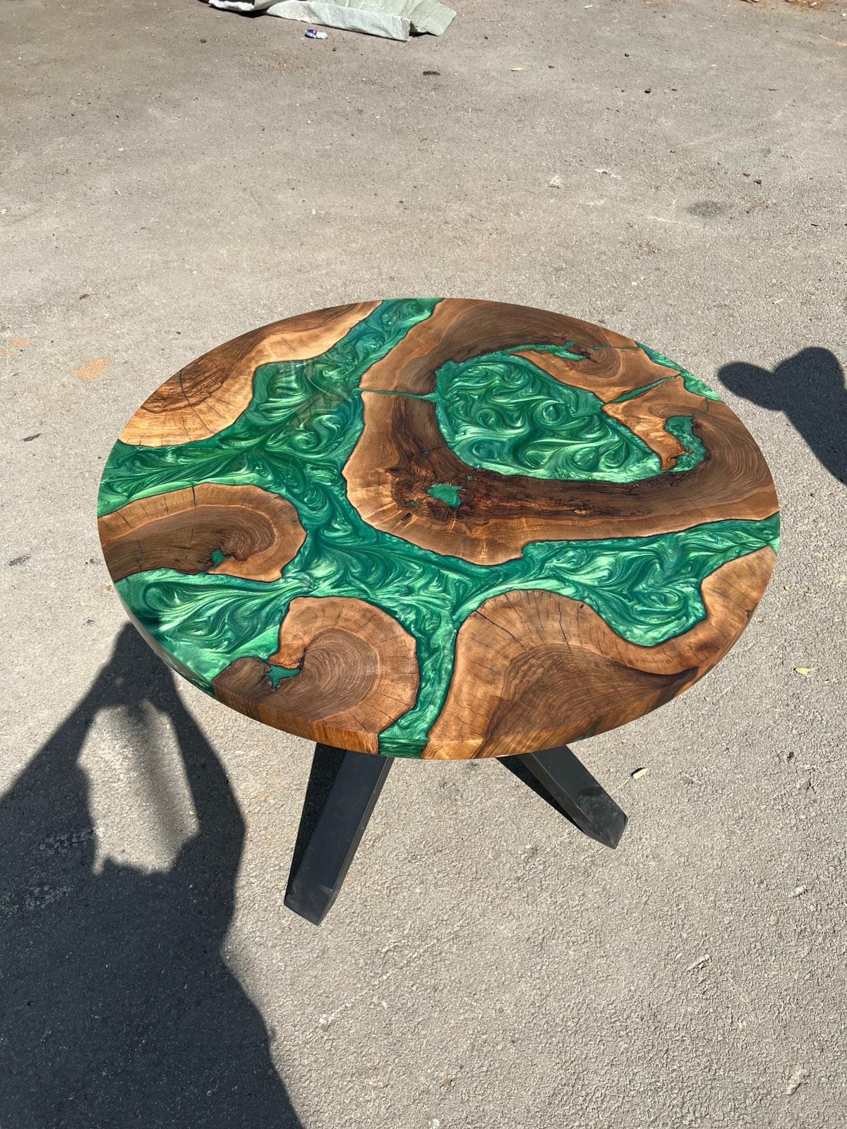 Round Dining Table Live Edge Table Custom 40 Diameter Round | Etsy