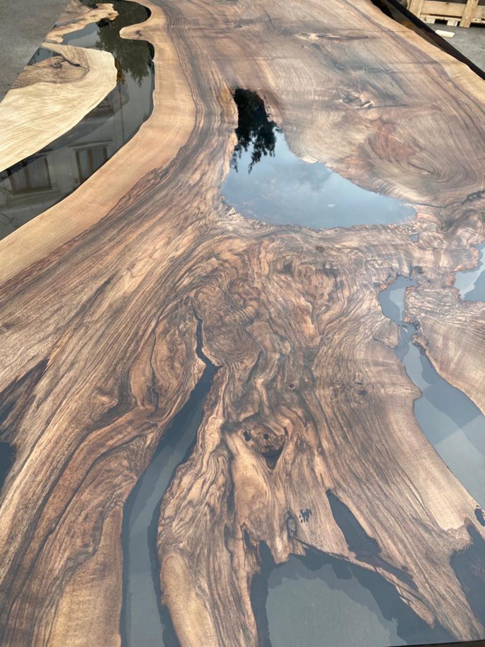 Epoxy Table Epoxy Dining Table Walnut Epoxy River Table - Etsy