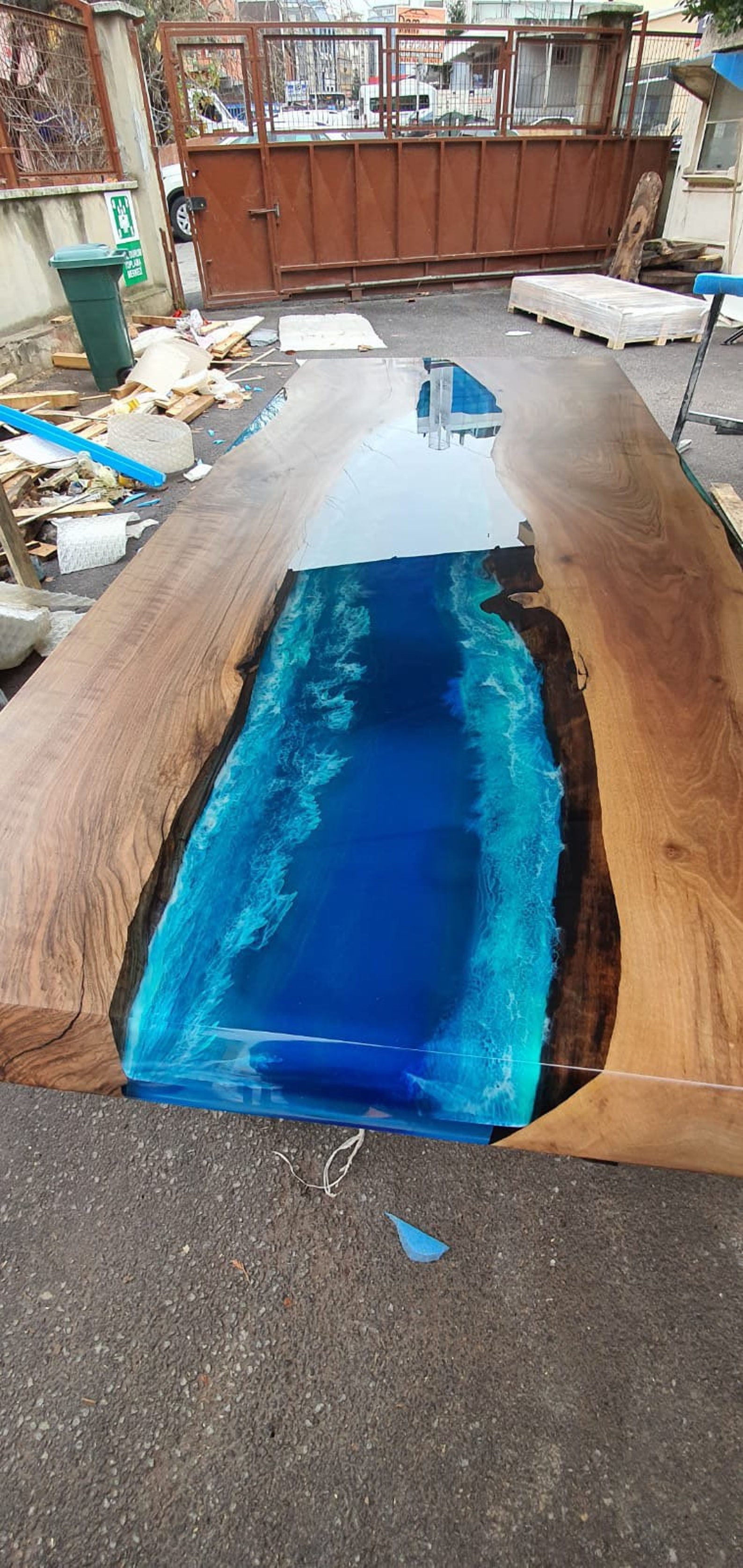 Epoxy Dining Table Epoxy Table Ocean Table Custom 84 X 38 | Etsy