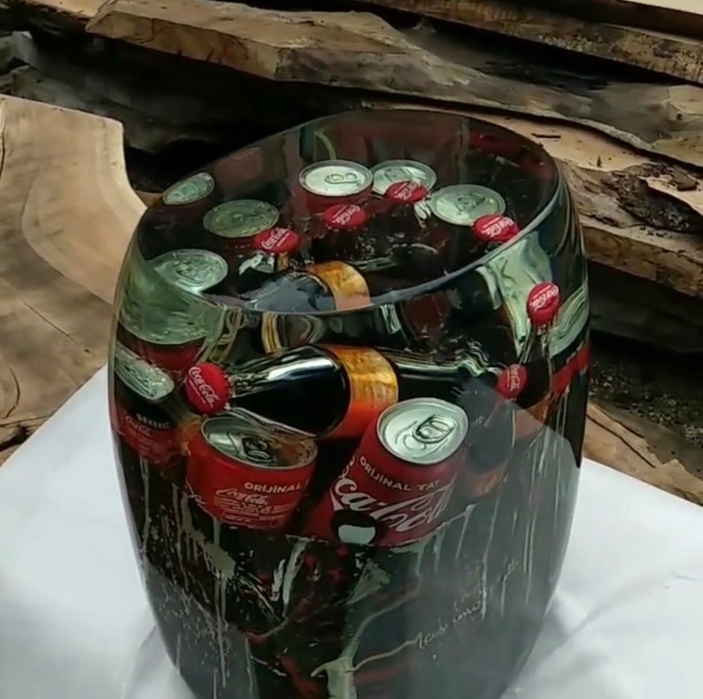 Epoxy Resin Art Made to Order Custom Epoxy Resin Cube for | Etsy