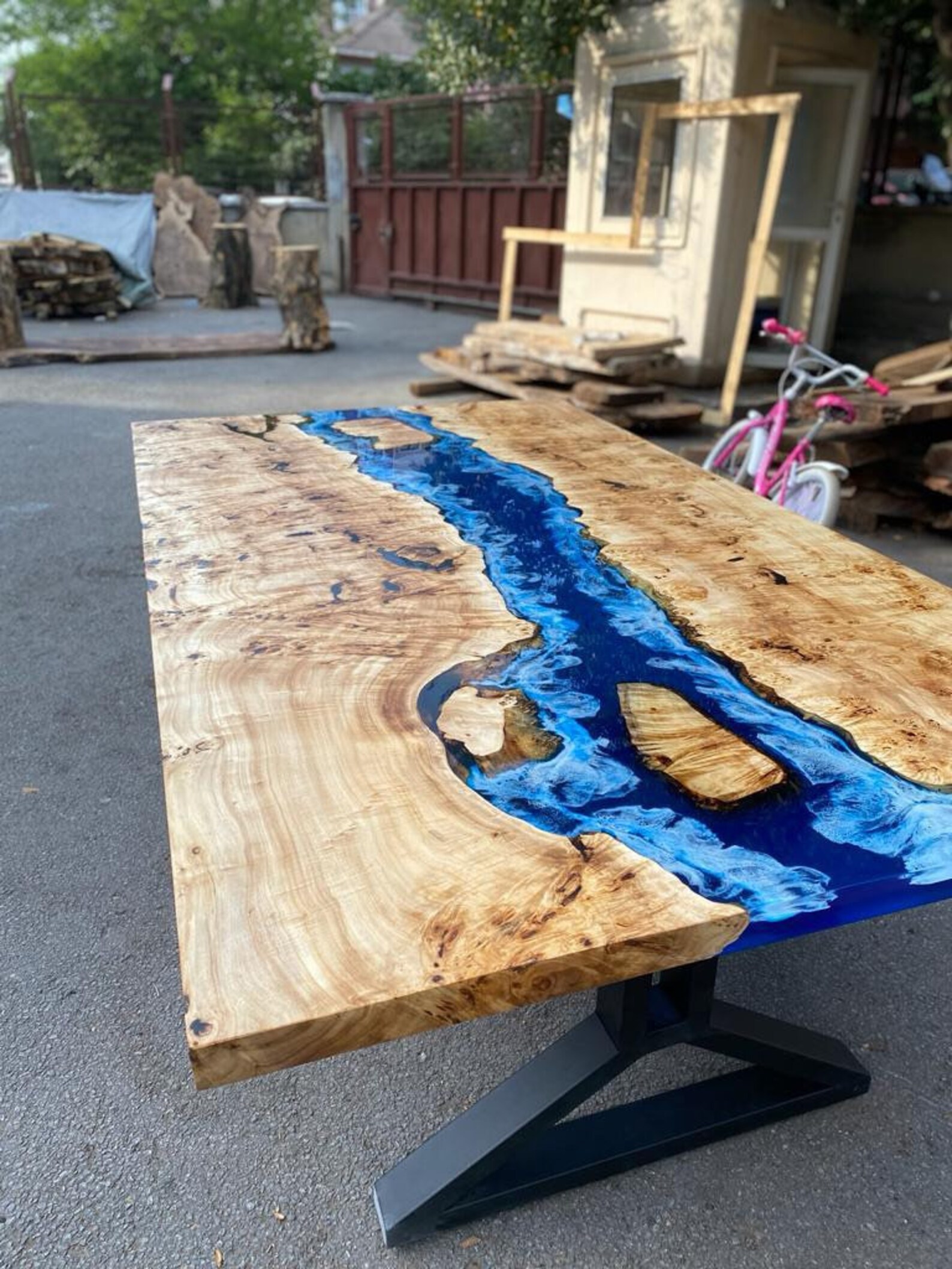 Epoxy Dining Table Epoxy Table Ocean Table Custom 84 X 48 - Etsy