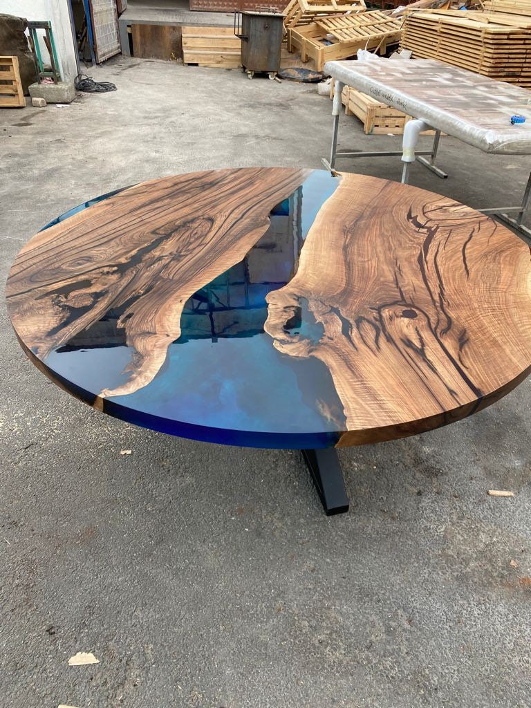 Round Dining Table Custom 70 Diameter Round Walnut Wood | Etsy