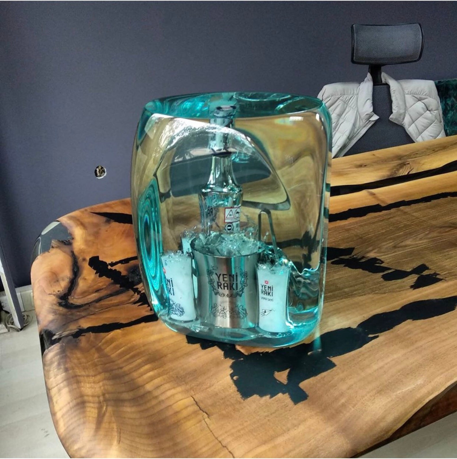 Epoxy Resin Art Made to Order Custom Epoxy Resin Cube for | Etsy