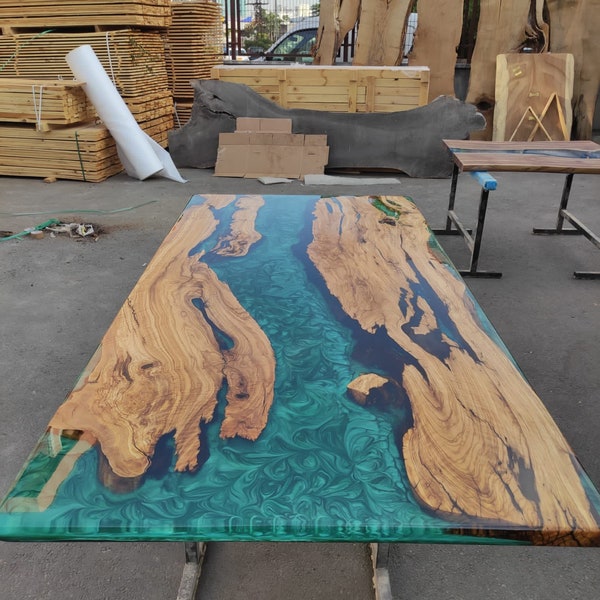 Epoxy Resin Desk - Etsy