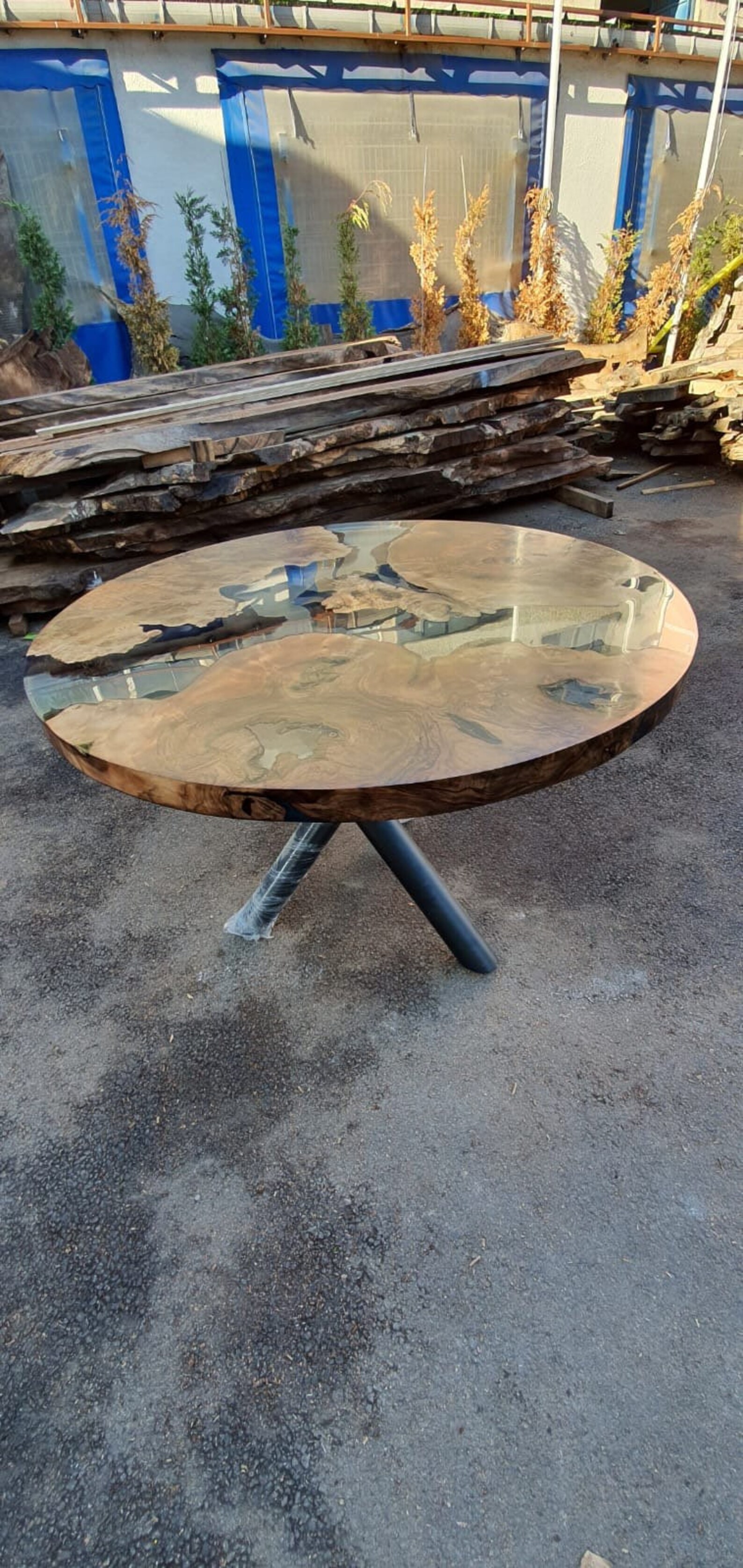 Round Dining Table Epoxy Dining Table Epoxy Resin Table | Etsy