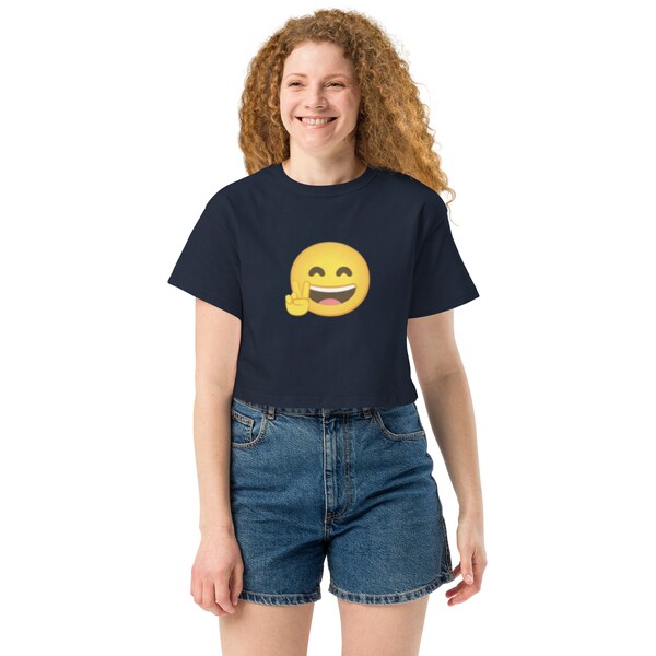 Emoji Crop Top - Etsy