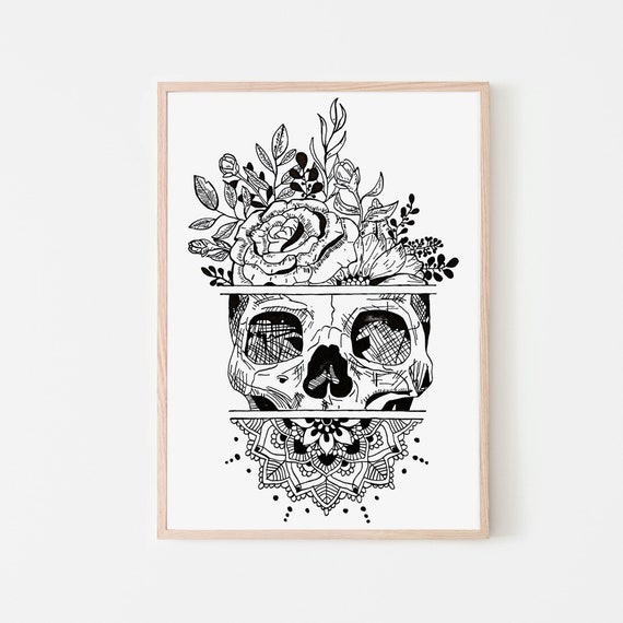 Sharpie Drawings Of Skulls