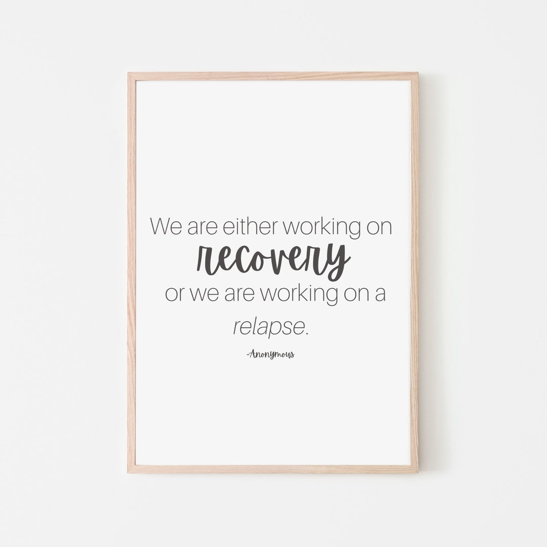 Recovery | Mental Health | Growth | Art Print | Wall Art - Etsy