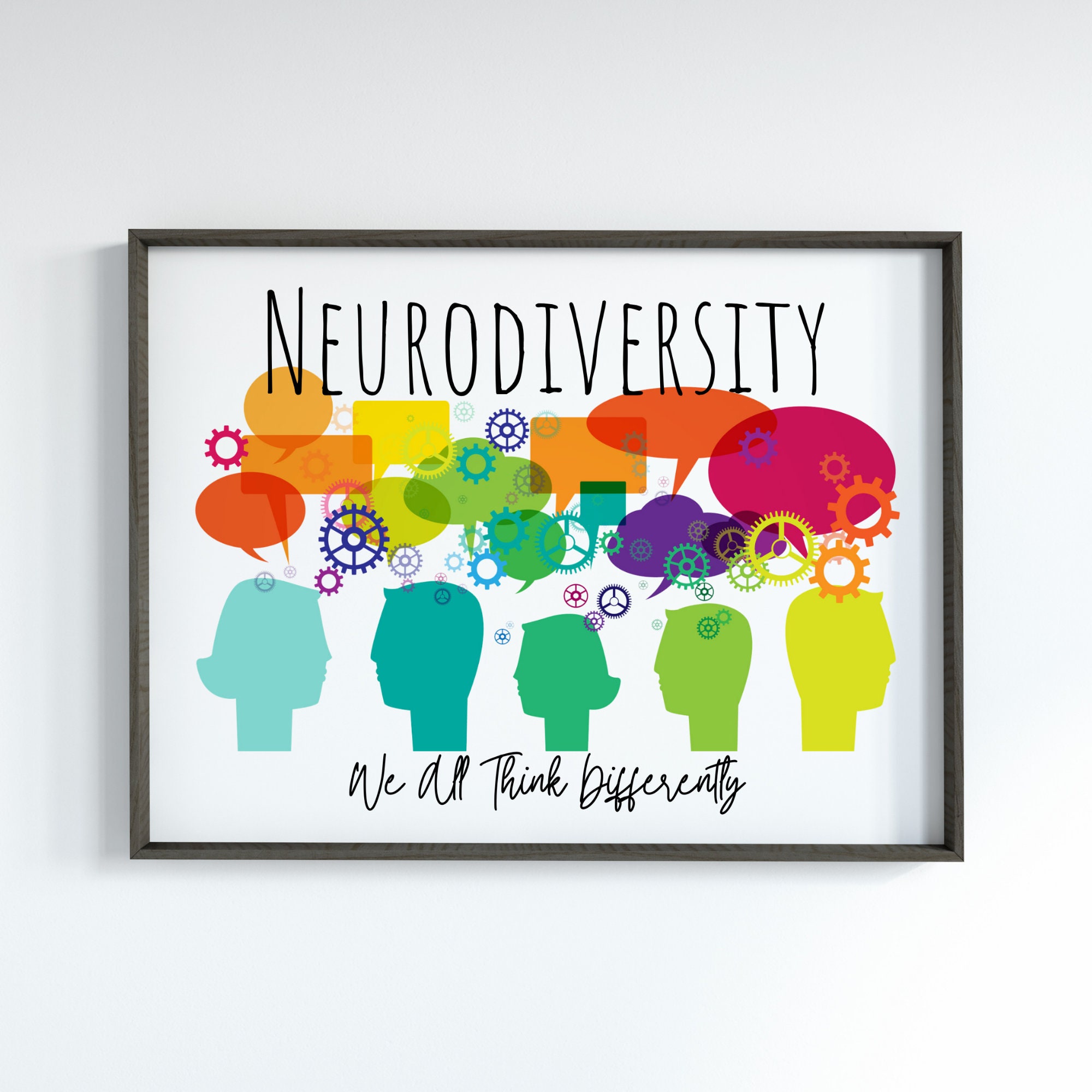 Neurodiversity | Mental Health | Digital Art | Wall Art | Therapy ...