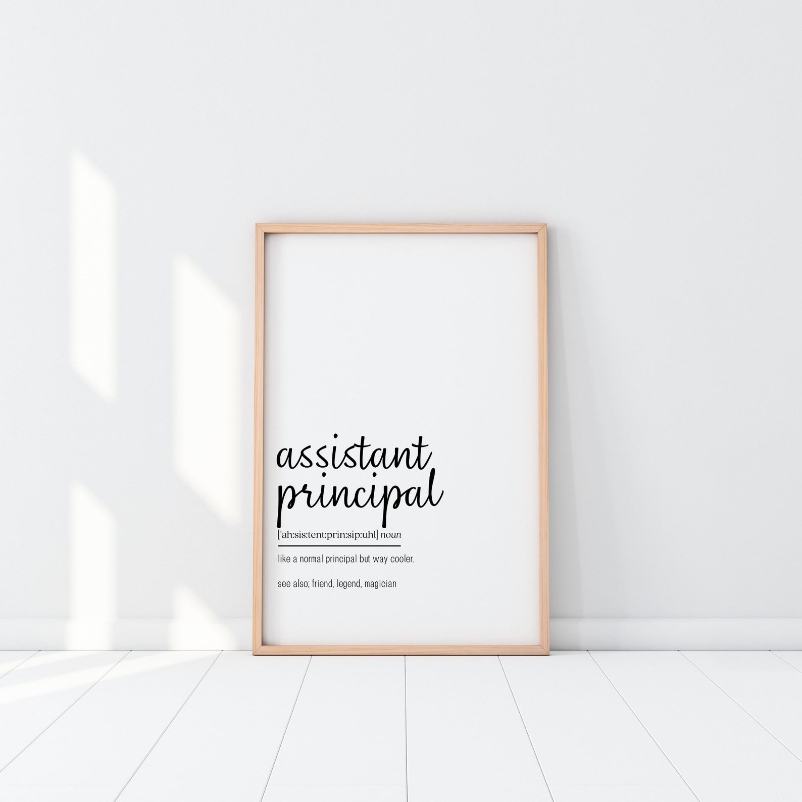 Assistant Principal | Quotes | Wall Art | Office Decor | Digital Prints ...