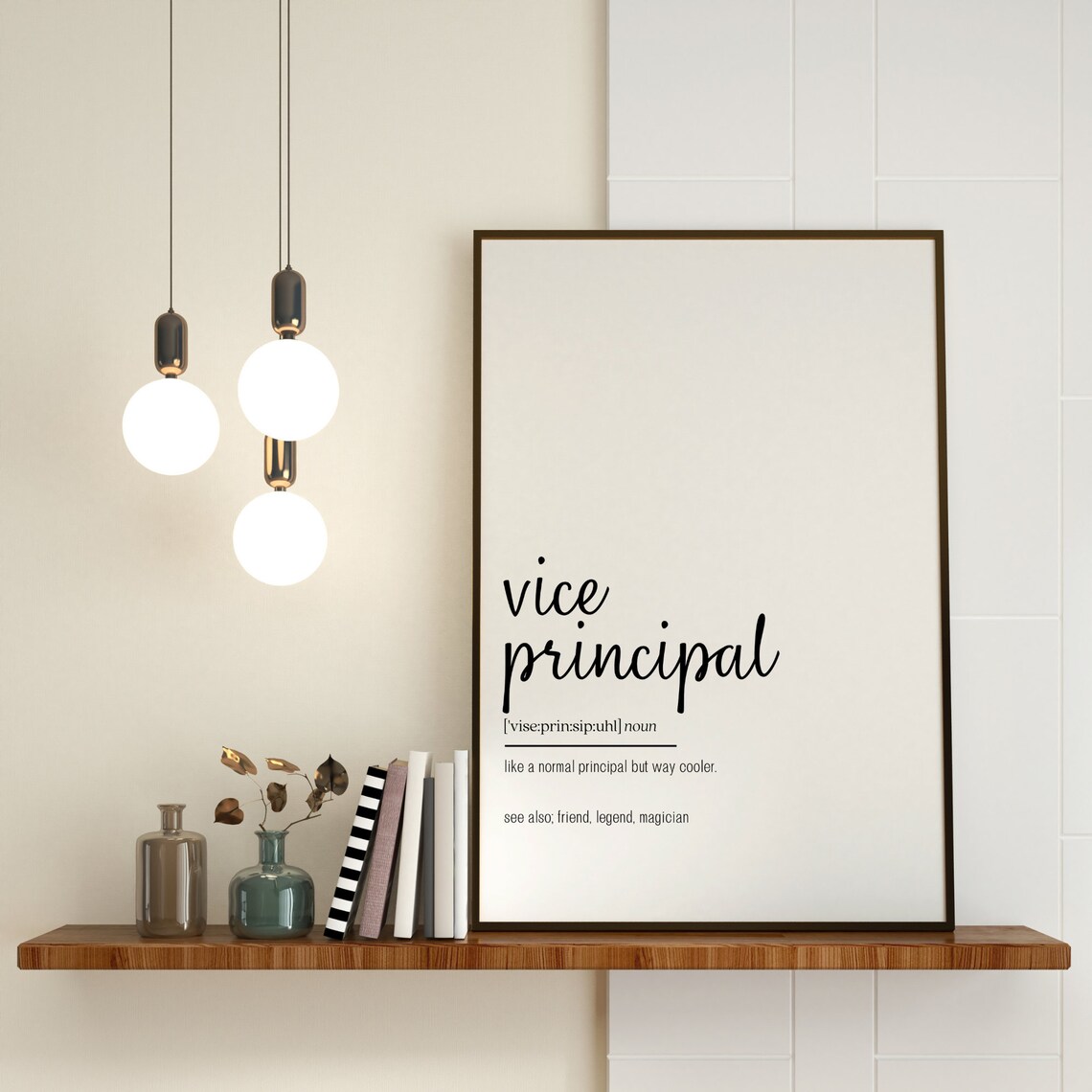 Vice Principal | Education | School | Digital Print | Wall Art - Etsy