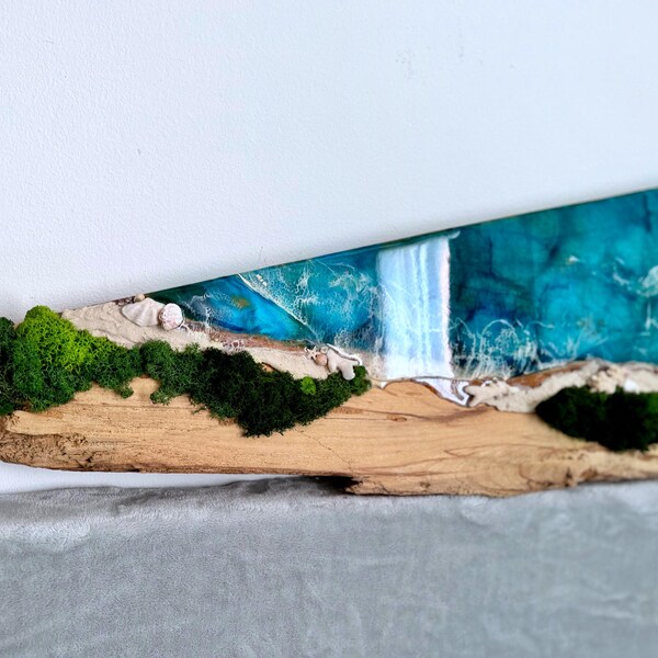 Blue Resin Wall Art - Etsy