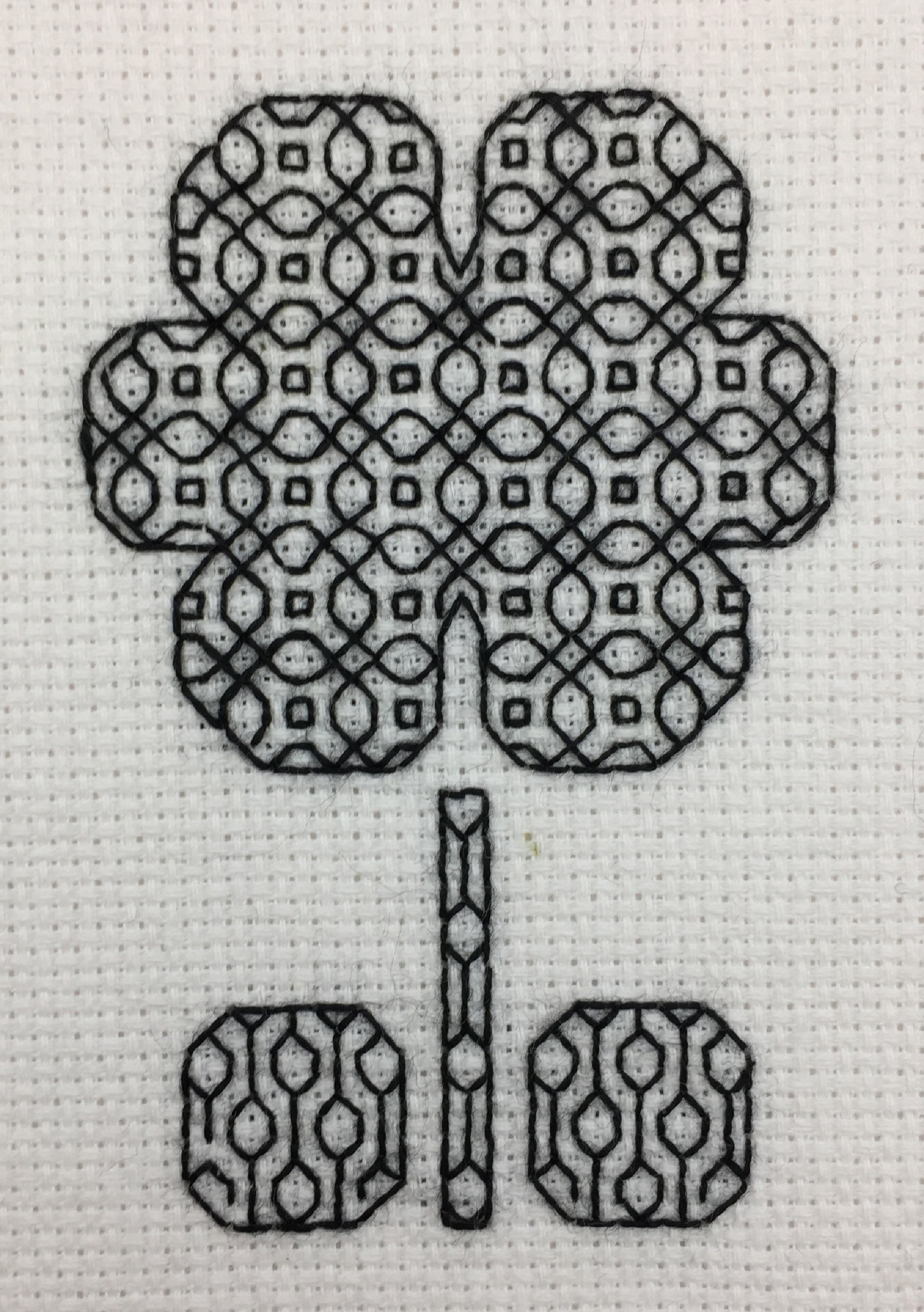 Folk Flowers Blackwork Pattern PDF Blackwork Embroidery - Etsy