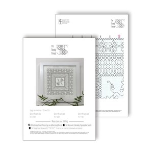 Passion Flower Blackwork Sampler, PDF Blackwork Embroidery Chart, Botanical Sampler. PDF ...