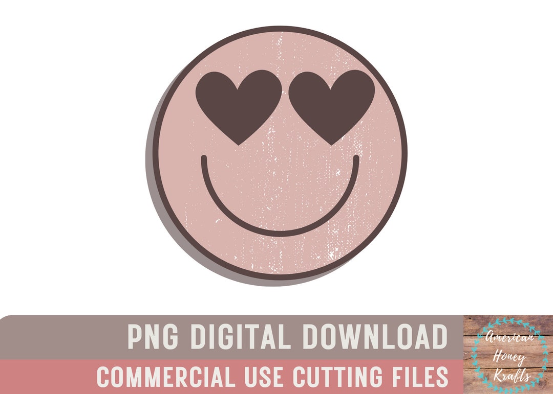 Smiley Face Valentine Png Retro Western Valentine Sublimation Valentine ...