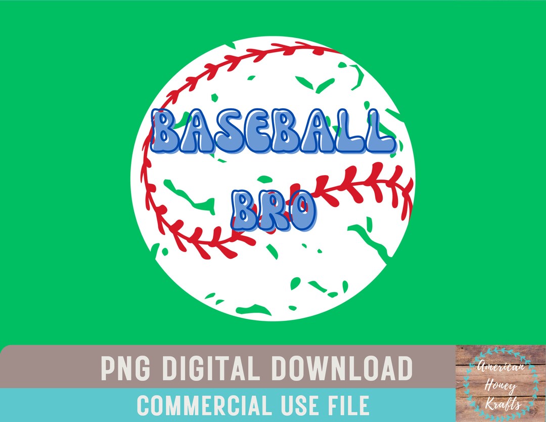 Baseball Bro PNG Distressed Baseball Shirt Design Shirt Baseball Season ...