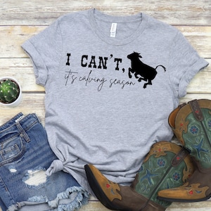 I Can't It's Calving Season PNG Cattle Farmer Cow Farm Funny Cow Saying ...