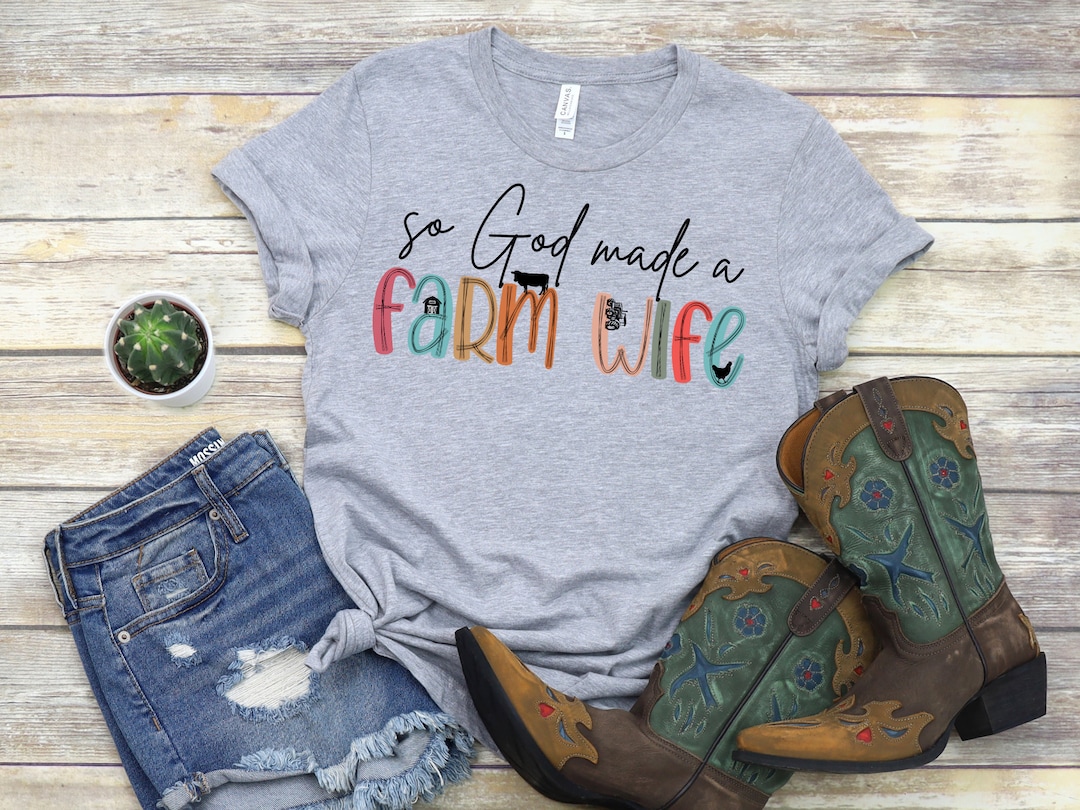 So God Made A Farm Wife PNG Boho Mama Floral Sublimation Country Mama ...
