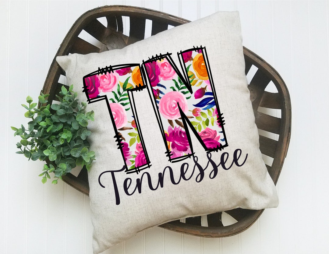 Tennessee Sublimation Floral Tennessee Shirt Design PNG Floral ...
