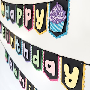 Cupcake Party Banner Dark | Cupcakes | Birthday | Party | Baby Shower ...