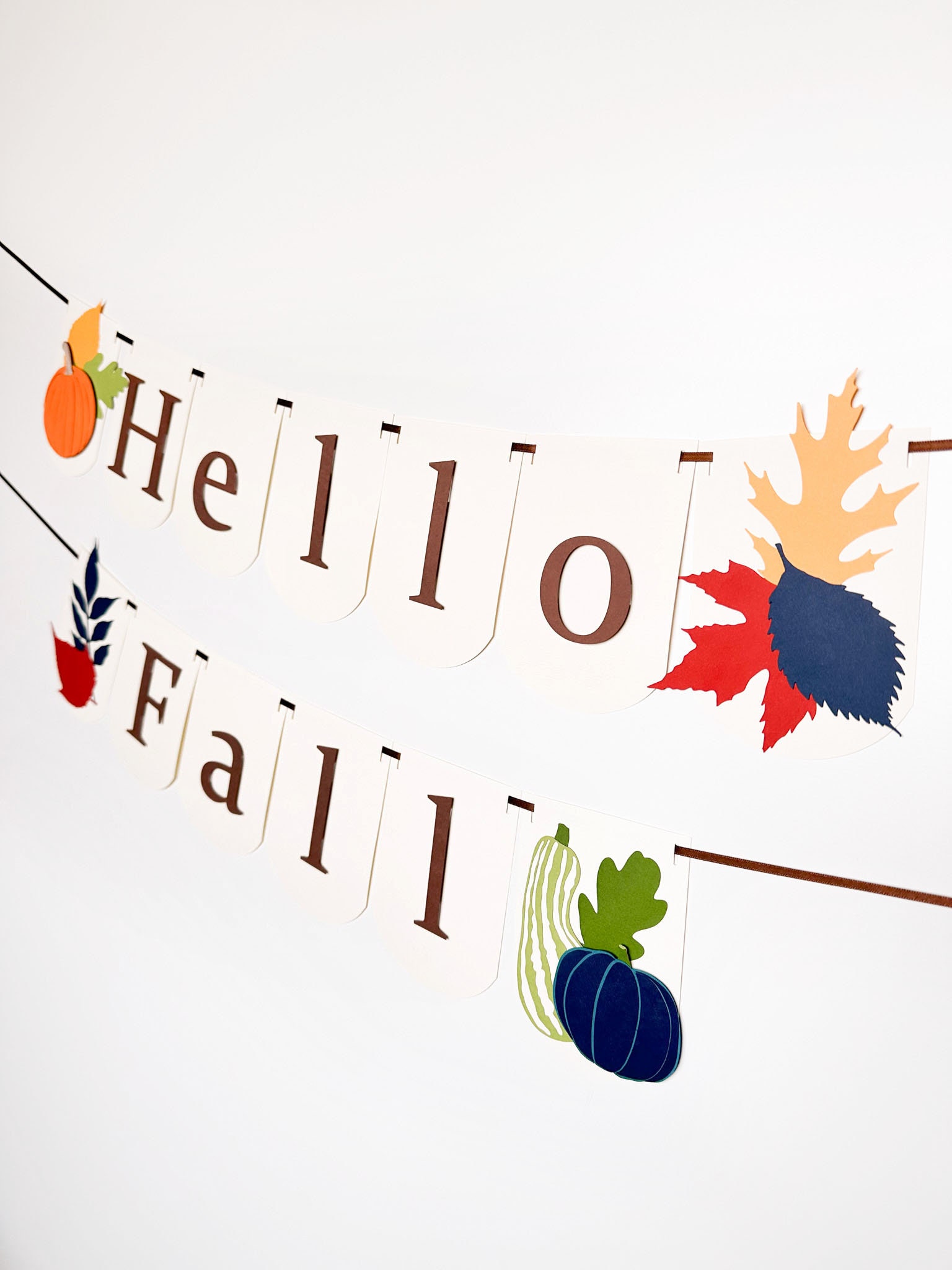 Autumn Party Garland | Hello Fall | Thanksgiving | Autumn Banner ...