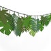 Tropical Leaves Banner | Tropical Leaves Garland | Jungle | Rainforest ...