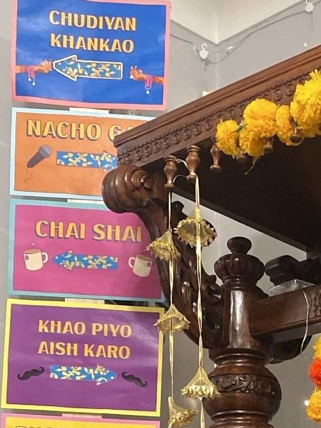 Mehndi/dholki/sangeet/jaggo Prop Signs Downloadable Decor - Etsy