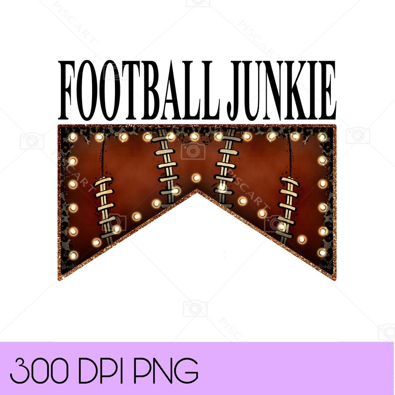 Football Junkie PNG Digital Download - Etsy