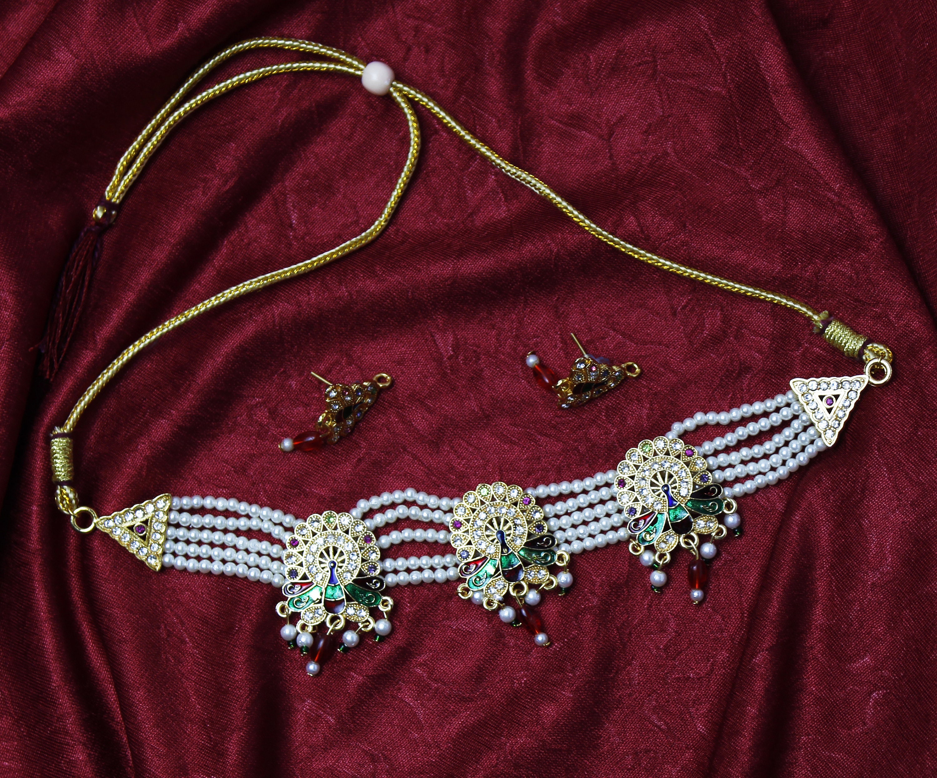 Indian Chokerindian Jewelryhandmade Jewelrywedding - Etsy