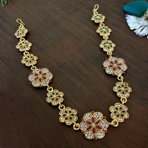 Indian Matha Patti, Sheesh Phool, Indian Head Jewelry, Bollywood Head ...