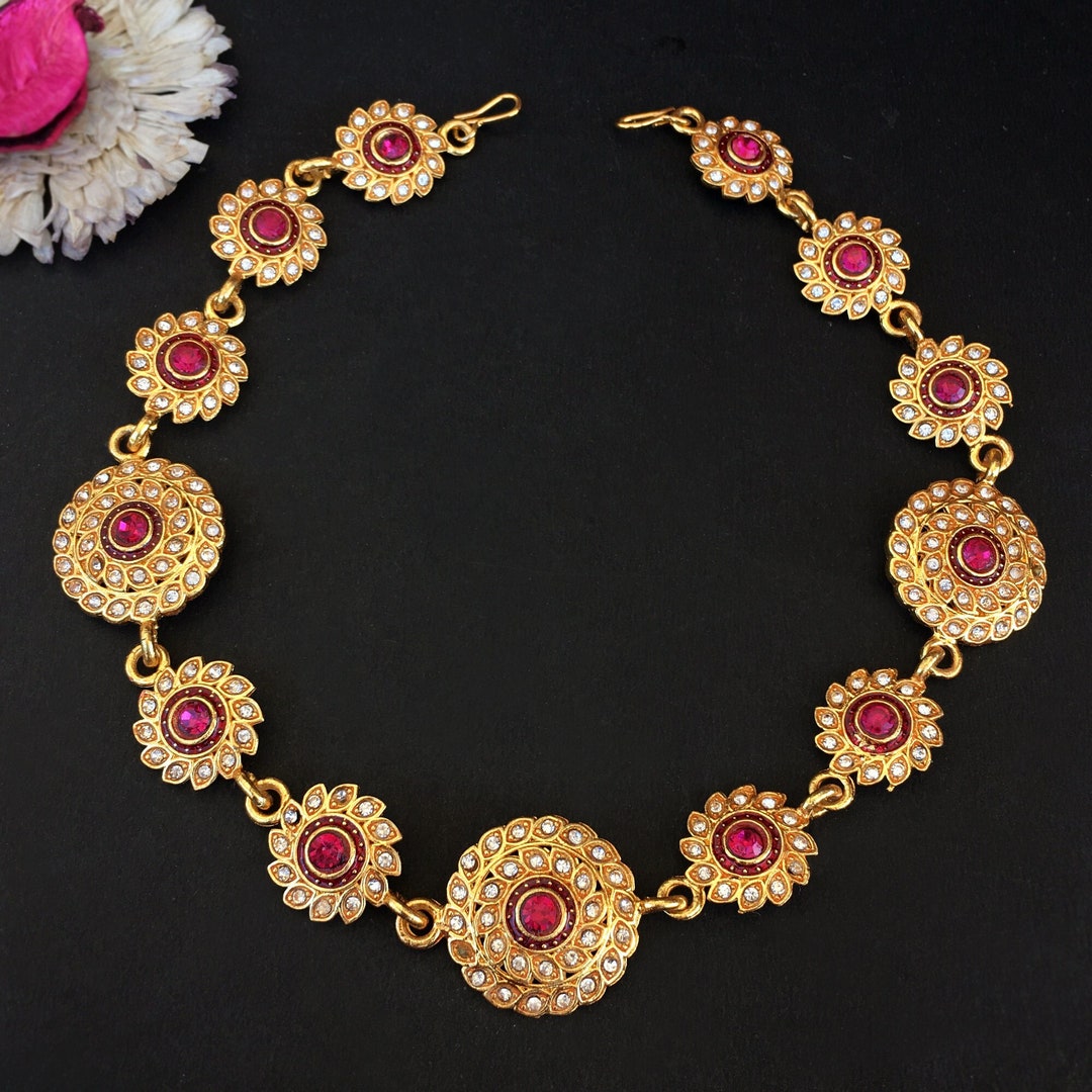 Indian Matha Patti, Sheesh Phool, Indian Head Jewelry, Bollywood Head ...