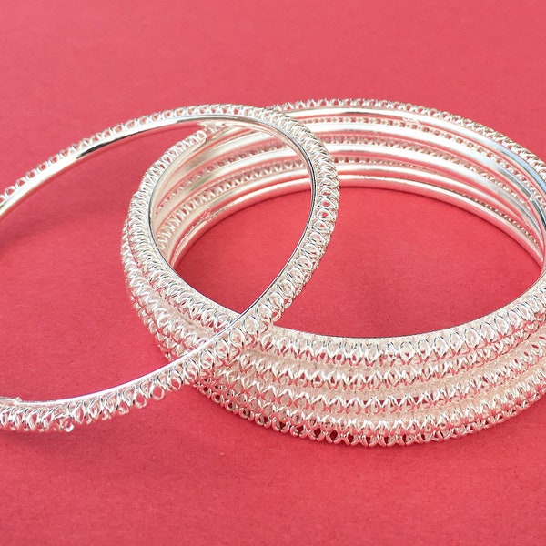 White Bangle - Etsy