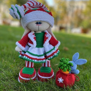 SET of 5 PATTERNS. Amigurumi Crochet Pattern Bunny in Clothes Set ...